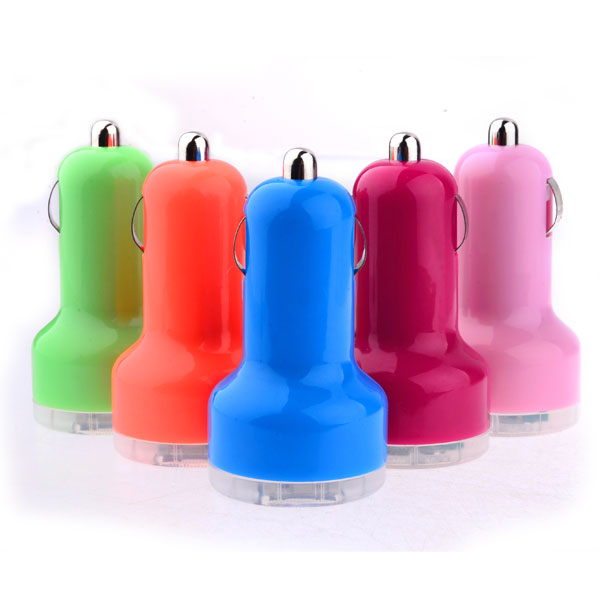 Dual Car USB Charger (Colorful) — XpressTronics: Wholesale Cell Phone ...